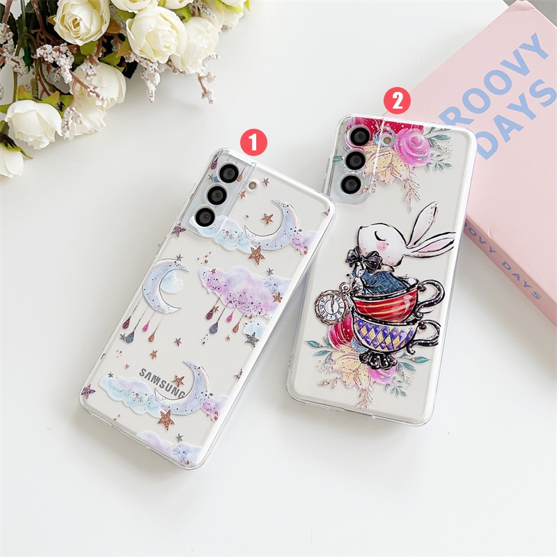Tpu Soft Case สําหรับ Samsung Galaxy S25 + S24 + S23 + Ultra A56 A55 ...