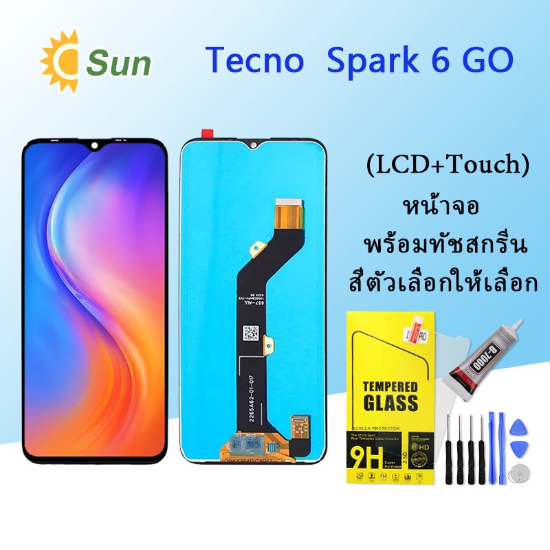 หน้าจอ Lcd Tecno Spark 6 Go จอชุด จอพร้อมทัชสกรีน จอ+ทัช Lcd Display อะไหล่มือถือ หน้าจอ ...