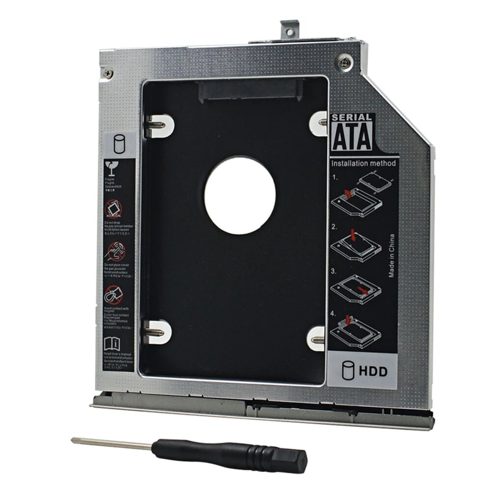 NAVA IT ถาดแปลง Second HDD Caddy 9mm Bracket DVD-ROM CD Optical Bay ...