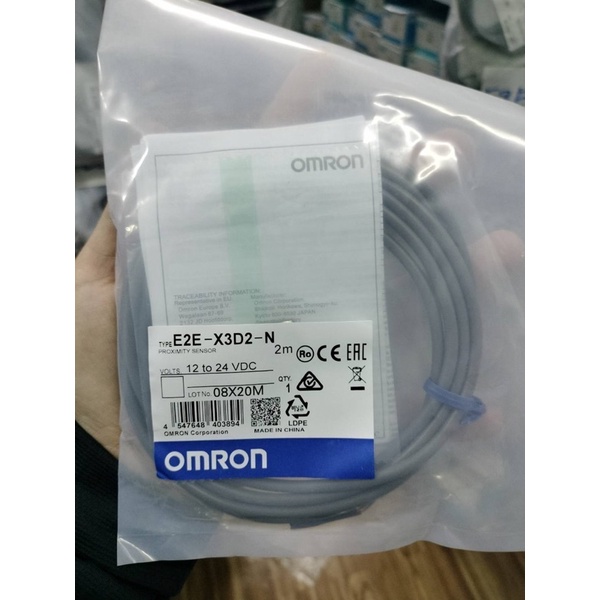 E2E-X3D2-N sensor เซ็นเซอร์proximity switch 12 มิล 2 สาย NC จับโลหะ หัว ...