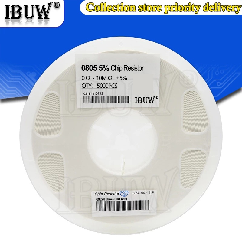 ชิปต้านทาน SMD 0805 5% 1/8W 1 เมตร ~ 10 เมตร 1 เมตร 2 เมตร 3 เมตร 4.7 ...
