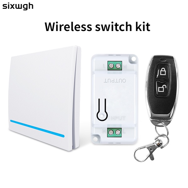 ชุดสวิตช์ไฟไร้สาย ควบคุมระยะไกล DIY wireless switch ชุดสวิตช์ไร้สาย ...