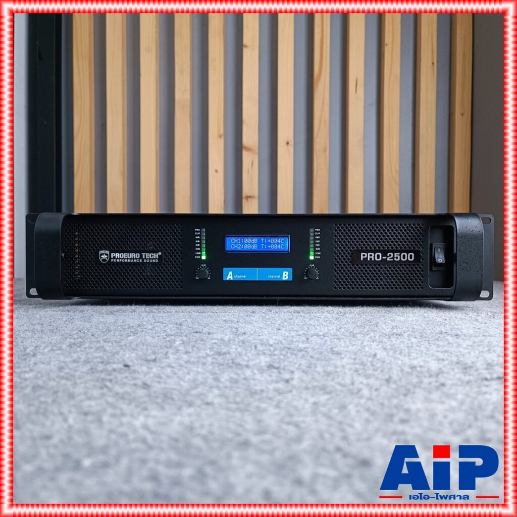 มีจอ Proeurotech Pro 2500 Poweramp มีจอ เพาเวอร์แอมป์ กำลังขับ 250 ...