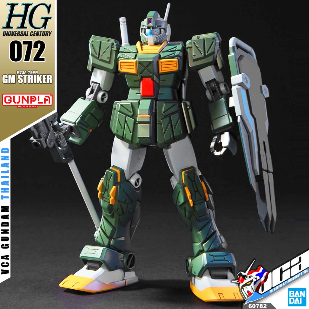 VCA ⭐️ BANDAI GUNPLA HIGH GRADE UNIVERSAL CENTURY HGUC HG 1/144 RGM-79FP GM STRIKER ประกอบ หุ่น ...