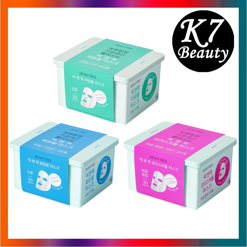 [Dewytree] Daily Sheet Mask Pick and Quick Mask แผ่นมาส์กหน้า 380 กรัม ...