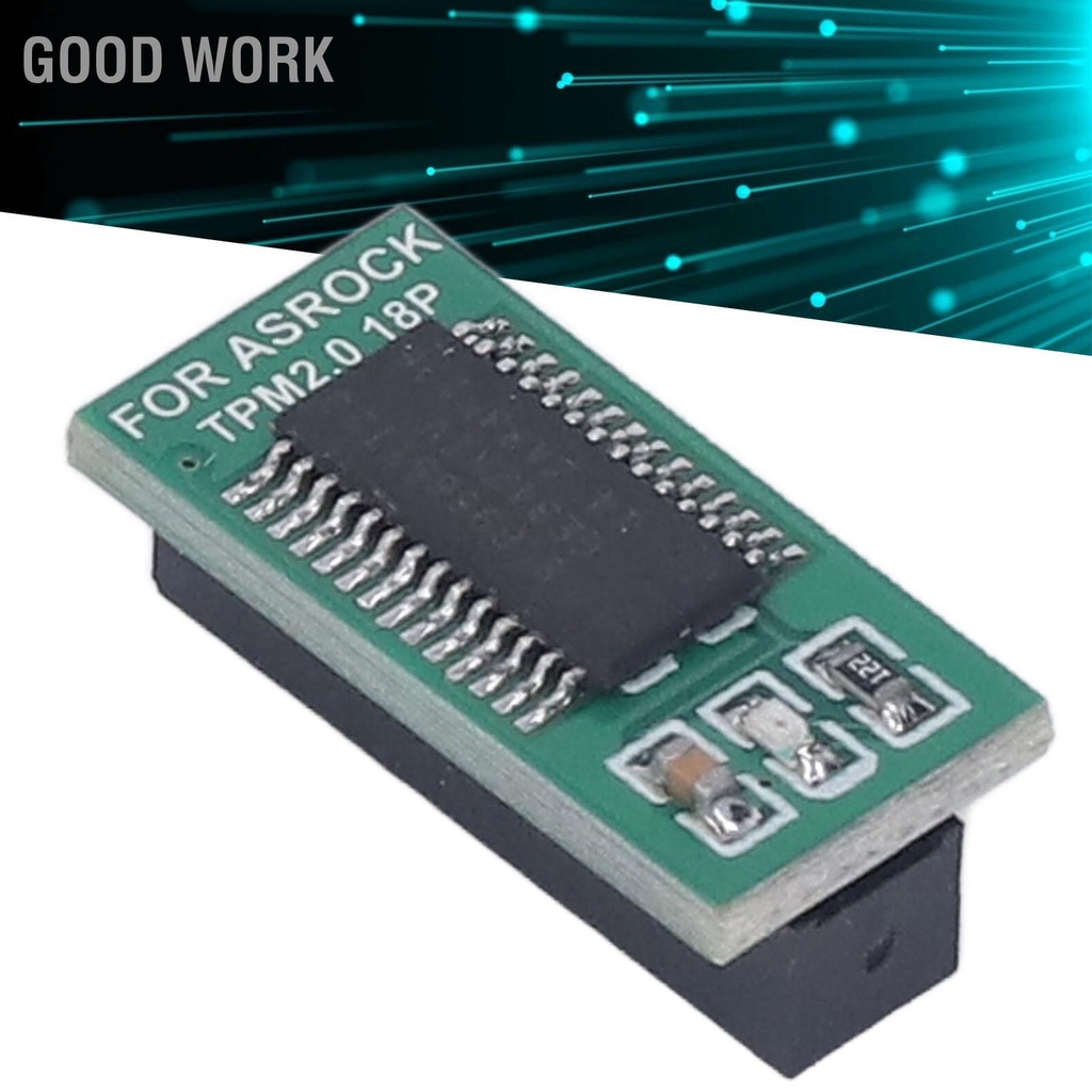 Good Work TPM 2.0 Security Module 18 Pin Discrete Encryption Processor โมดูล ความปลอดภัยสูง ...