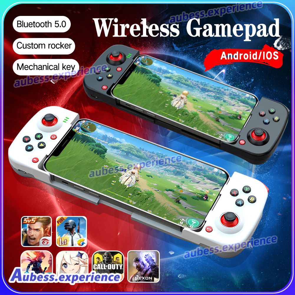 Original D3มไร้สายบลูทูธ5 0 Gamepad Telescopic Gaming Controller สำหรับ Android Ios โทรศัพท์ Pc