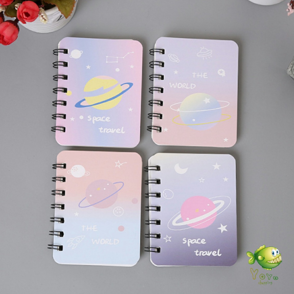 YOYO สมุดโน๊ตการ์ตูนแบบสันห่วง มีเส้น notebook | Shopee Thailand