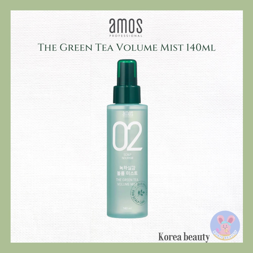 [AMOS] The Green Tea Volume Mist 140ml hair loss / anti hair loss / hair loss serum / amos ...