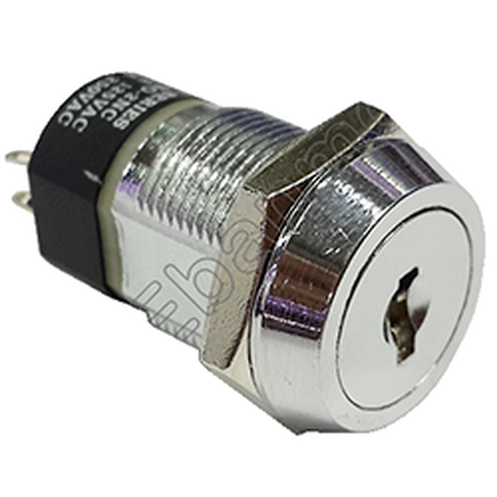 K19-02/2 สวิทช์กุญแจ (Key Switch)∅19mm 4A 125VAC 2A 250VAC | Shopee ...