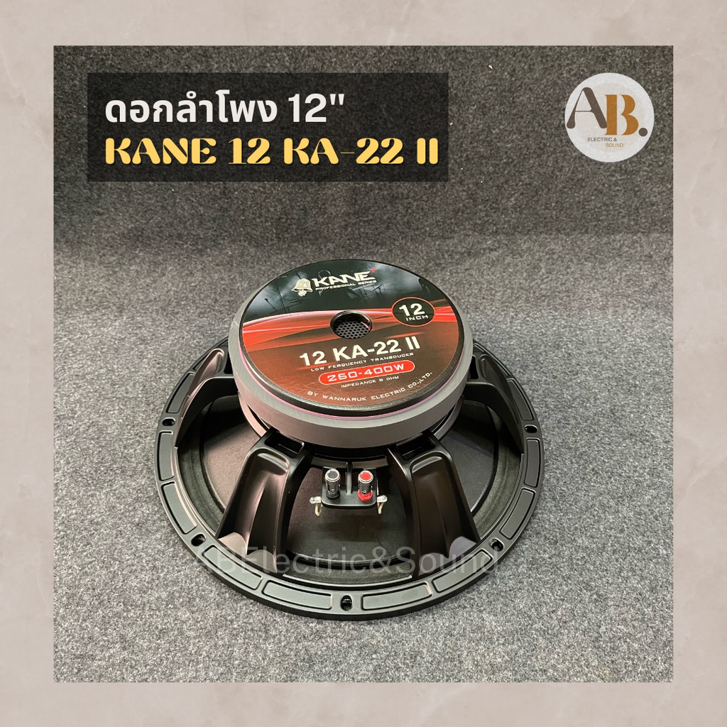 ดอกลำโพง 12" Kane 12KA-22II ดอกลำโพง12นิ้ว Kane Ka22 MarkII | Shopee ...