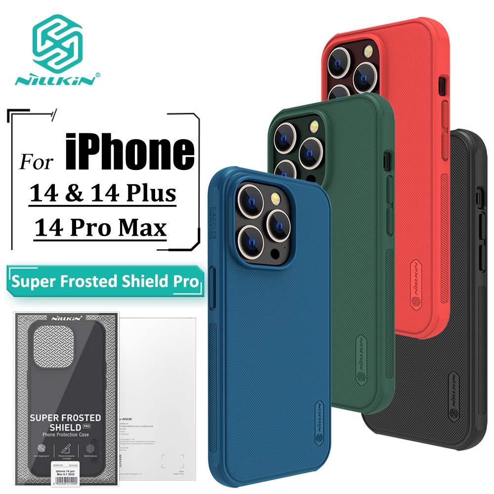 Nillkin Super Frosted Shield Pro เคส สําหรับ iPhone 14 Pro Max 14 Plus 14 Pro เคส บางพิเศษ ...