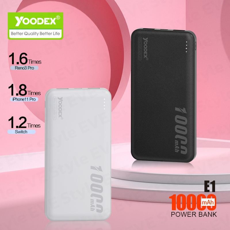 YOODEX E11 แบตสำรอง 10000mAh ชาร์จเร็ว Power Bank Fast Quick Charge ของ ...