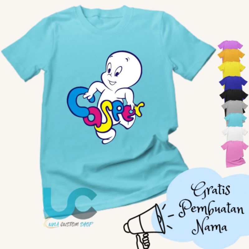 เสื้อยืด ผ้าฝ้าย พิมพ์ลาย Roblox Casper Game Image ยุค 30s สําหรับเด็ก ...