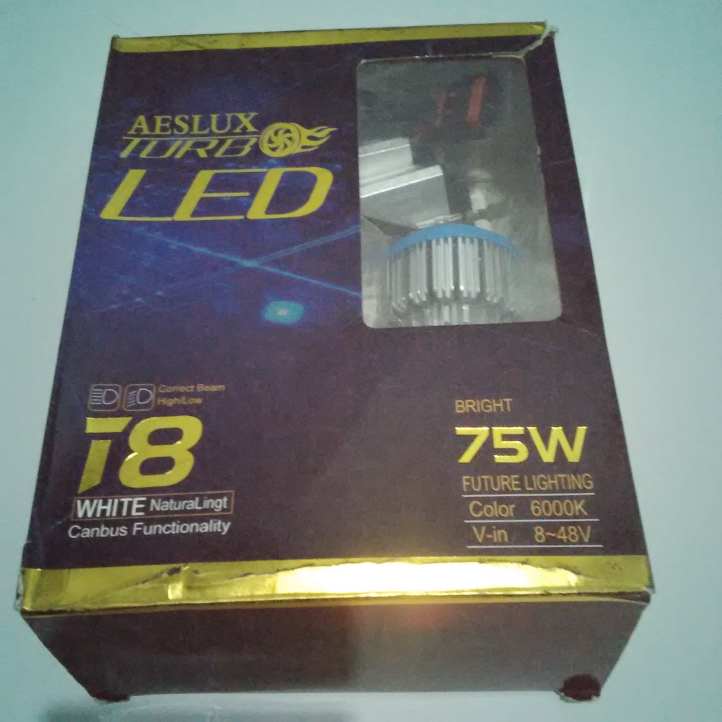 Aeslux หลอดไฟเทอร์โบ Led H7 75 วัตต์ | Shopee Thailand