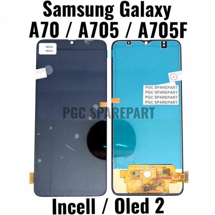 หน้าจอสัมผัส Lcd แบบเต็มชุด สําหรับ Incell Oled 2 Samsung Galaxy A70 A705 A705F | Shopee Thailand