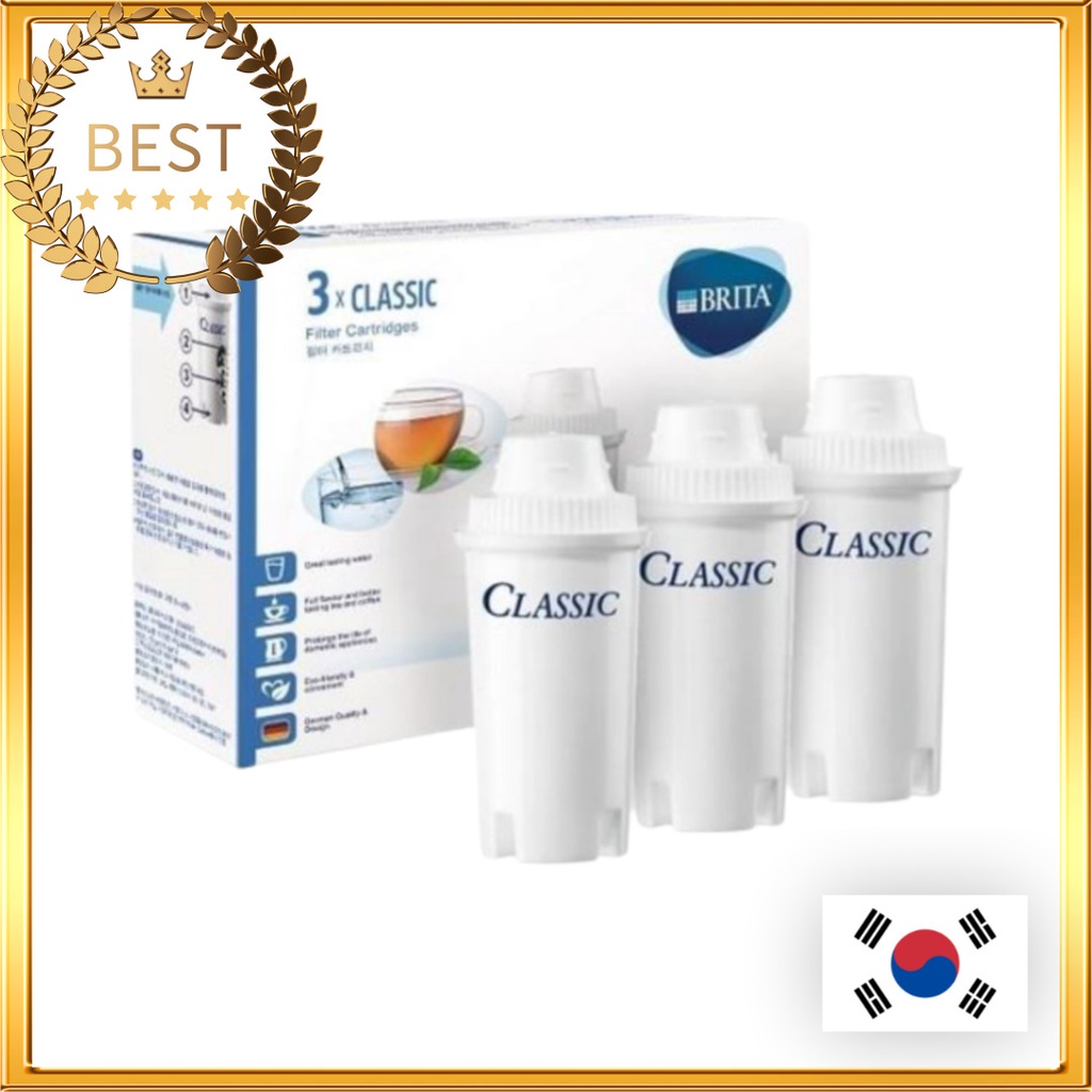 [Brita] Classic Filter Cartridges 3EA Water Purifier + FREEBIES ...