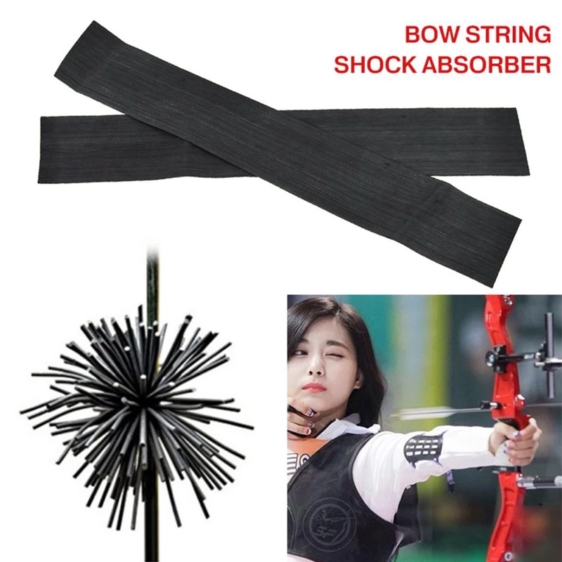 string damper archery (ขายเป็นคู่) สำหรับธนู สายธนู ลดเสียงในการยิงเเละ ...