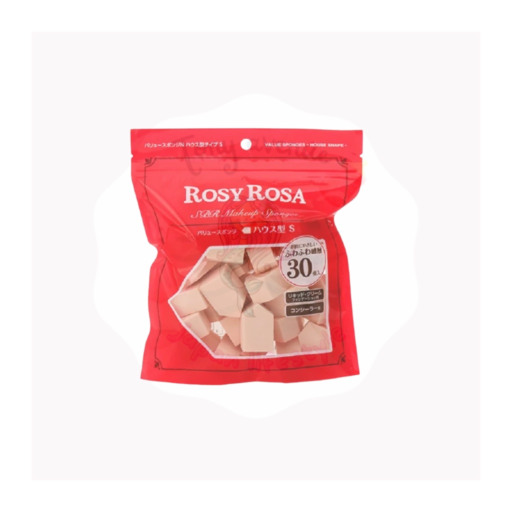 ใส่โค้ด Tony08 Rosy Rosa Value Sponge House S ฟองน้ำเกลี่ยรองพื้นรูป ...