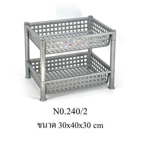 Big one Brand ชั้นวางของ 4 ชั้น สีเทา รับน้ำหนักได้ 10kg. ถอดประกอบได้ ...