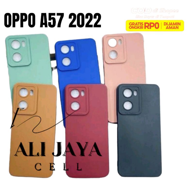 Softcase / ซิลิโคน pro กล้อง hp Oppo A57 2022 / A77 / A77S วัสดุ TPU สีล่าสุด + ตัวป้องกันกล้อง ...