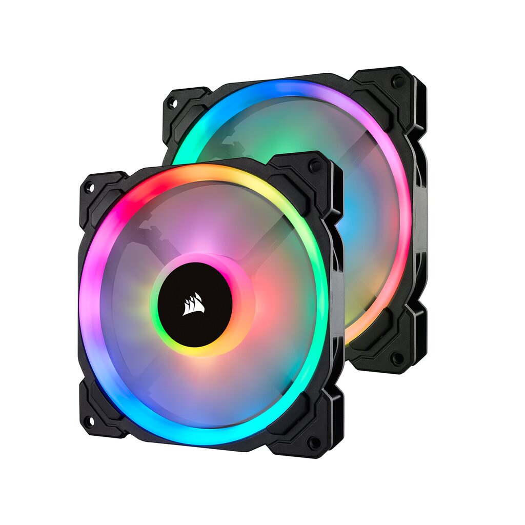 CASE FAN CORSAIR LL140 RGB 2 FAN WITH LIGHTING NODE PRO (CO-9050074-WW ...