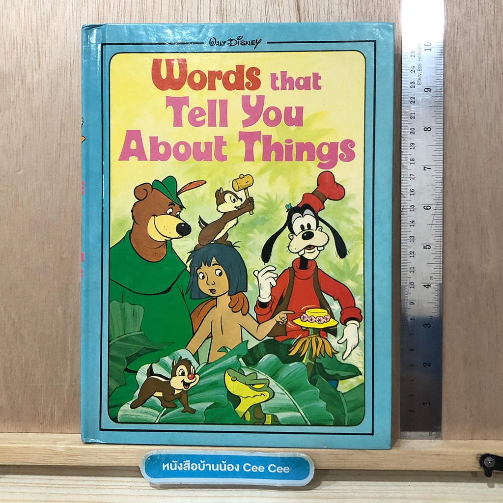 หนังสือภาษาอังกฤษ ปกแข็ง Walt Disney Words that Tell You About Things ...