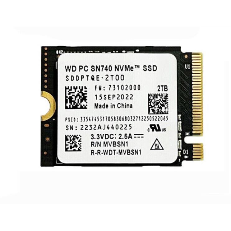 ใหม่ SSD WD SN740 2TB M.2 NVMe 2230 PCIe 4.0x4 สําหรับแล็ปท็อป ...