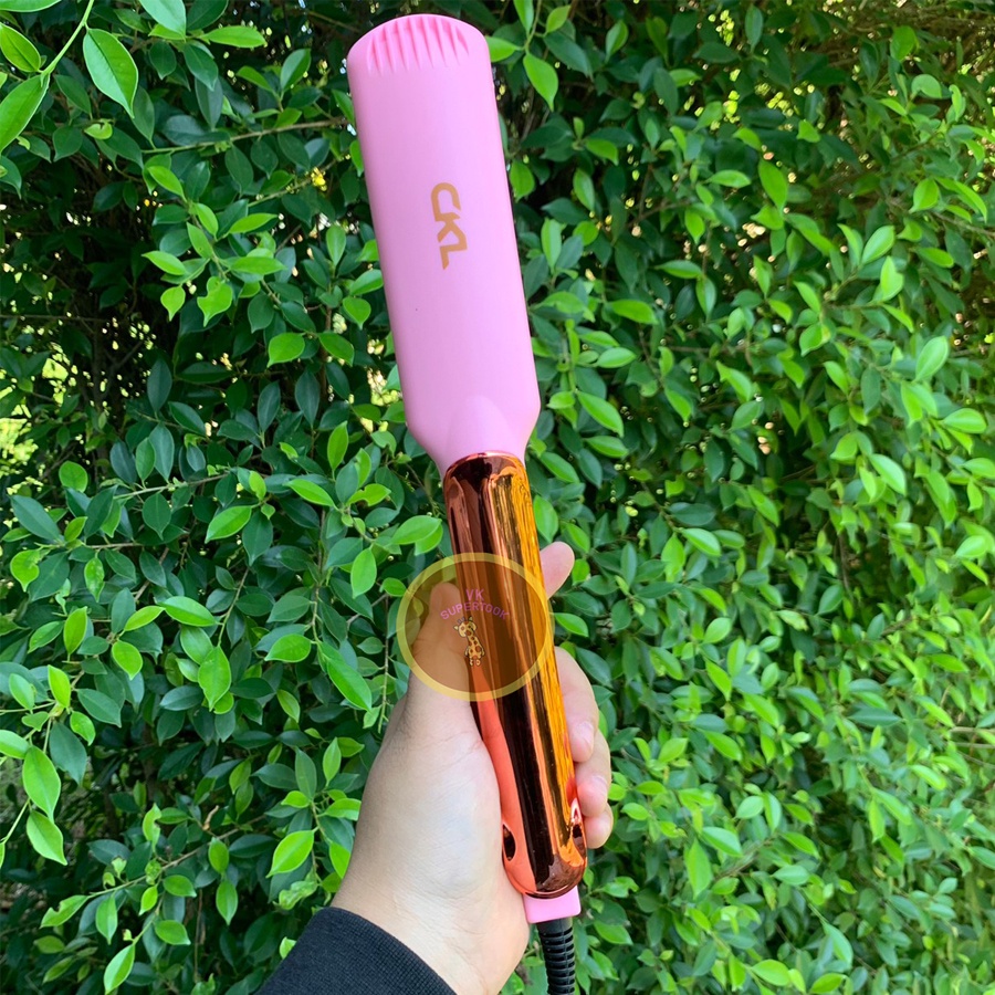 เครื่องหนีบผม ที่หนีบผม ม้วนผม หนีบเงา ยืดผม เครื่องรีดผม Hair Straightener CKL 736 [micro ...