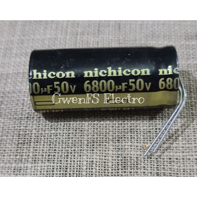 Elco 6800UF 50V ลิควิด 6800UF 50V NICHICON ลิสต์ สีทอง | Shopee Thailand