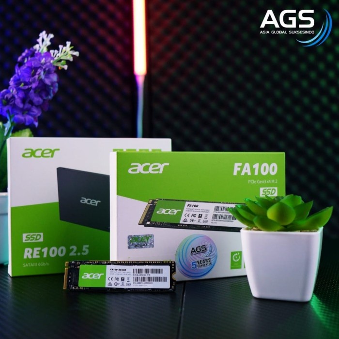 Ssd ACER RE100 256GB รับประกันอย่างเป็นทางการ 3 ปี | Shopee Thailand