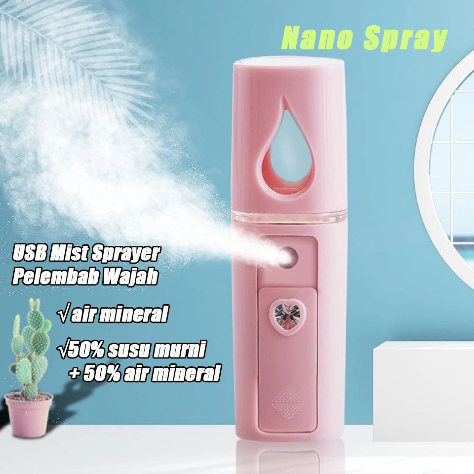 GOOJODOQ USB Portable Humidifier Nano Mist Mini Face Humidifier เครื่อง ...