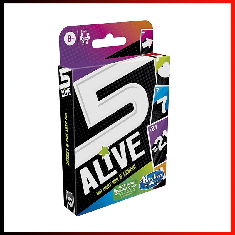 5 Alive Five Alive การ์ดเกมง่ายต่อการเรียนรู้เกมกระดานสําหรับครอบครัว ...