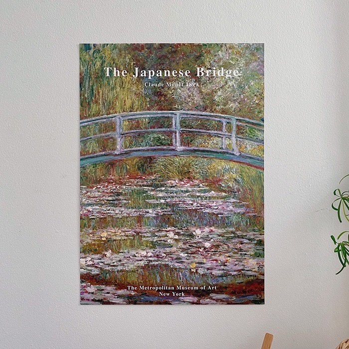 Poster - Claude Monet : The Japanese Bridge 1899 | Shopee Thailand