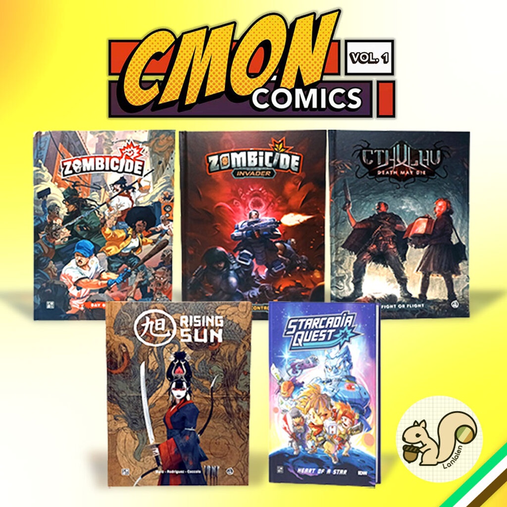 CMON Comic Vol 1 หนังสือการ์ตูน จากบอร์ดเกมค่าย CMON | Shopee Thailand