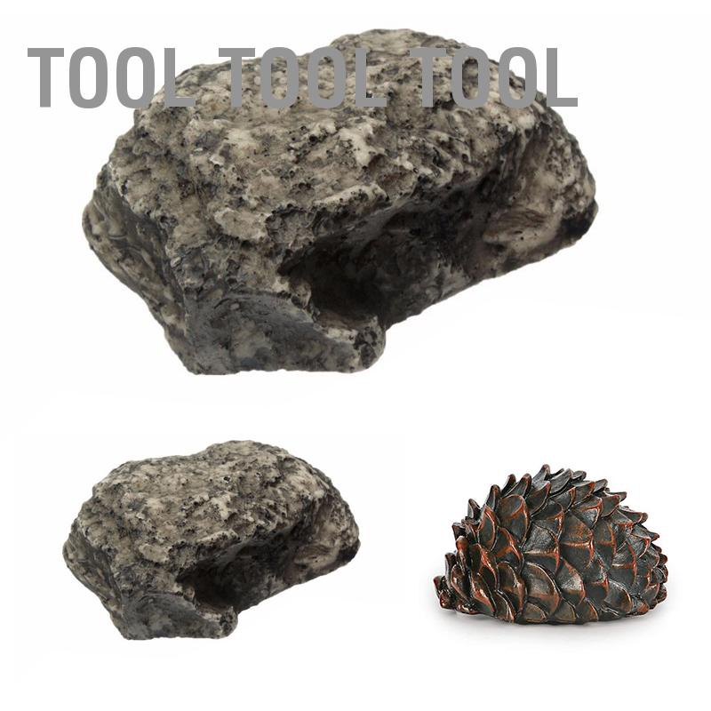 Tool Fake Rock Key Hider กันน้ำ กันฝุ่น รูปทรงเหมือนจริง Safe Stone Box ...