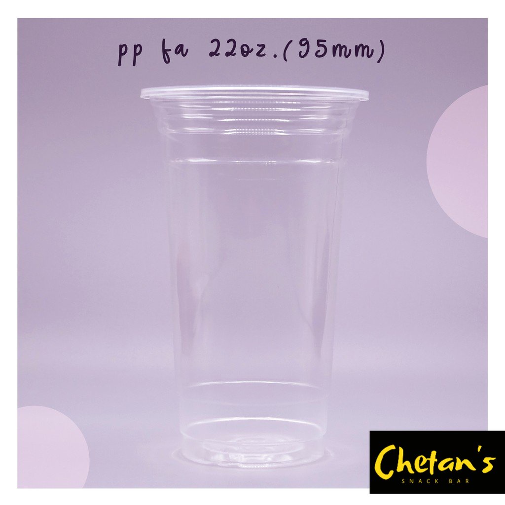 [ยกลัง] แก้วพลาสติก FPC PP FA-22oz. (95mm) 1,000ใบ/กล่อง | Shopee Thailand