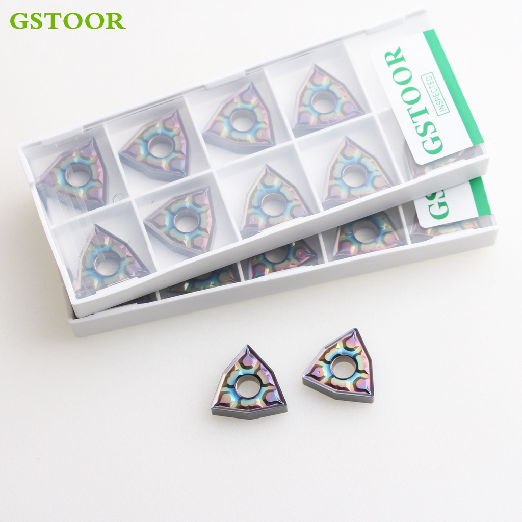 wn3 10PCS WNMG080404 WNMG080408 TF GH55 CNC เหล็กชุบแข็งเครื่องกลึงโลหะ ...