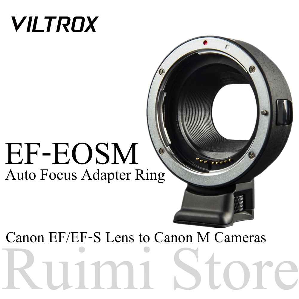 Viltrox EF-EOSM อะแดปเตอร์เลนส์โฟกัสอัตโนมัติ สําหรับเลนส์กล้อง EOS EF EF-S เป็น EOS M EF-M M2 ...