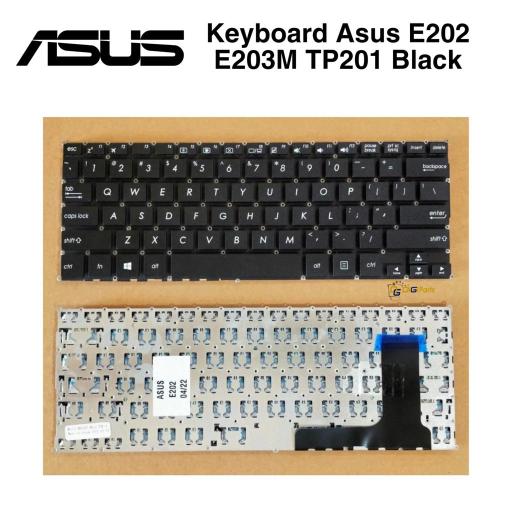 Hitam Asus คีย์บอร์ดโน๊ตบุ๊ค E202,E203,E202S,E203NAH,E203Mah,E203N สีดํา | Shopee Thailand