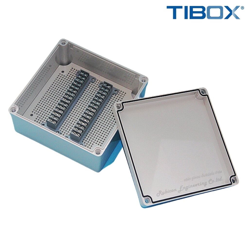 TIBOX TJ-40P-M กล่องพลาสติก พร้อมเทอร์มินอลบล็อก (Plastic Terminal ...