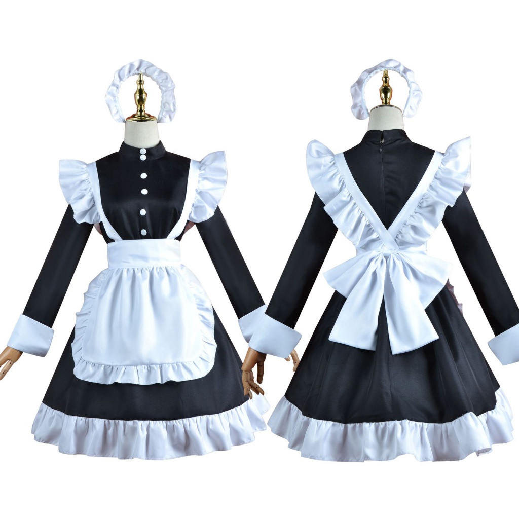 ชุดคอสเพลย์แม่บ้าน Boss Butler Maid Dress Lolita Suit AUSK | Shopee ...