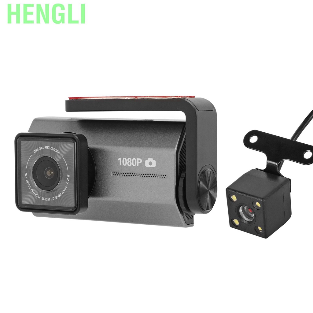 Hengli 3 Inch Car Front Rear Dash Cam Loop Video HD Gravity Sensor ...