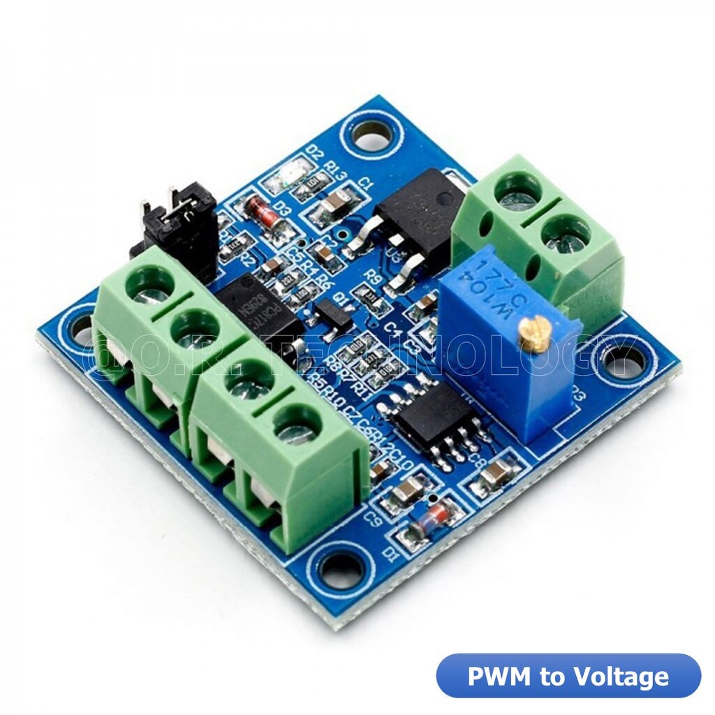 (1ชิ้น) AA685 โมดูลแปลง PWM เป็นโวลต์ PWM to Voltage Converter Module 0 ...