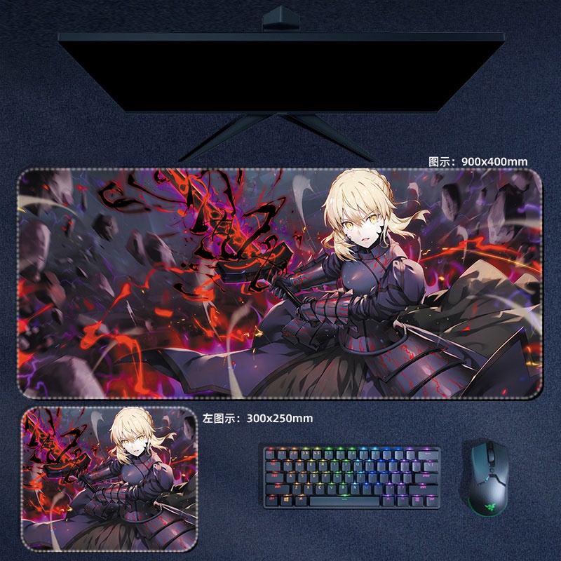 Fate mouse pad Tohsaka Rin FGO keyboard pad Ishtar new Altria Pendragon ...