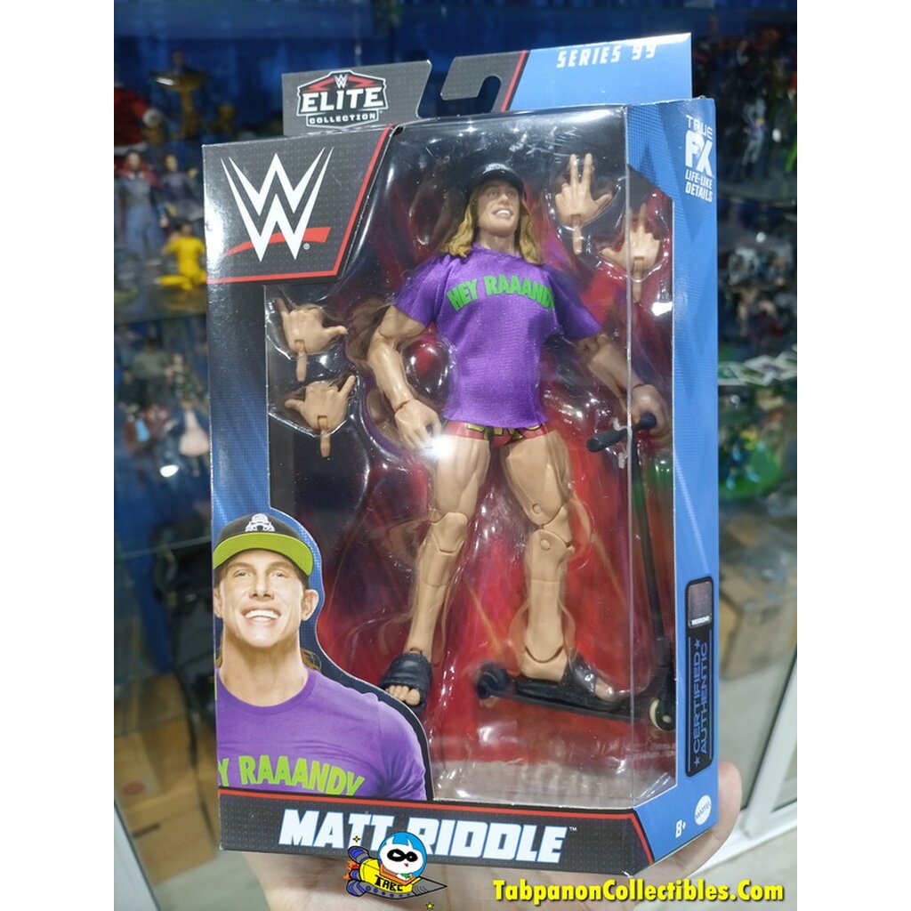 [2023.02] WWE Elite 99 Riddle Action Figure | Shopee Thailand