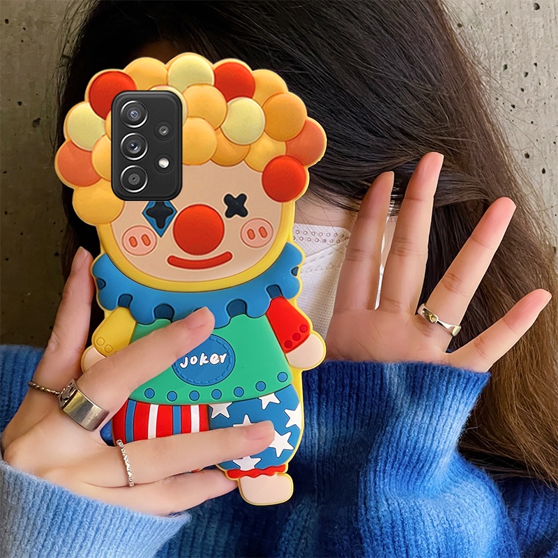 เคสซิลิโคนนิ่ม ลายการ์ตูนโจ๊กเกอร์ 3d กันกระแทก สําหรับ Oppo A74 A94