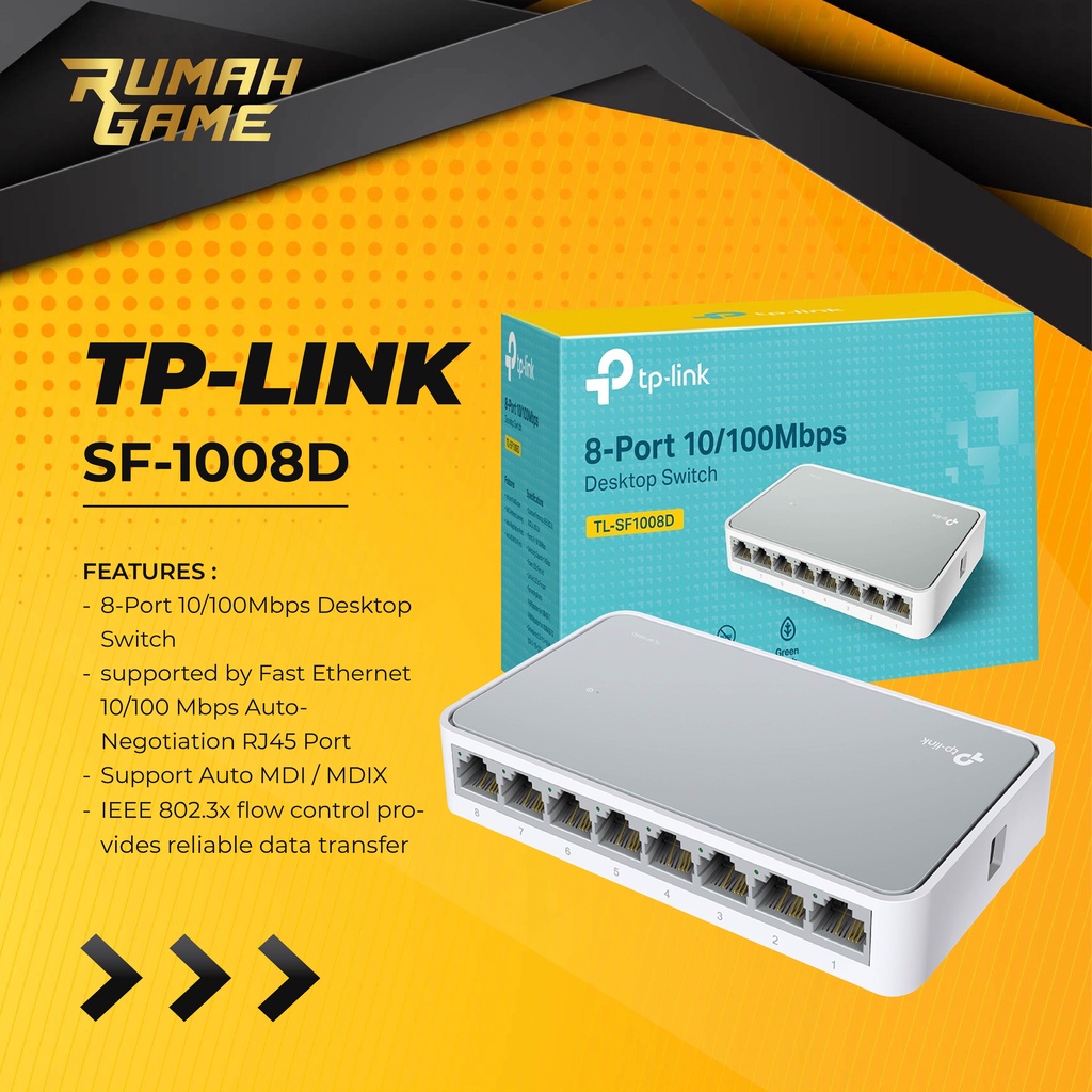Tp-link TL-SF1008D สวิตช์ Hub Lan 8 พอร์ต TPlink TL SF1008 | Shopee ...