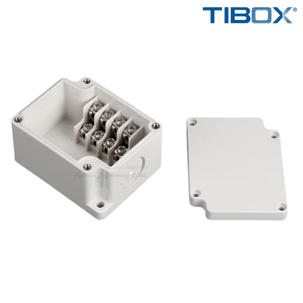 TIBOX TJ-4P-K กล่องพลาสติก พร้อมเทอร์มินอลบล็อก (Plastic Terminal Block ...