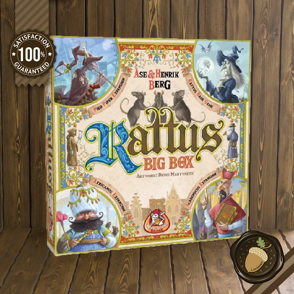 Rattus: Big Box บอร์ดเกมแท้ คู่มือภาษาอังกฤษ | Shopee Thailand